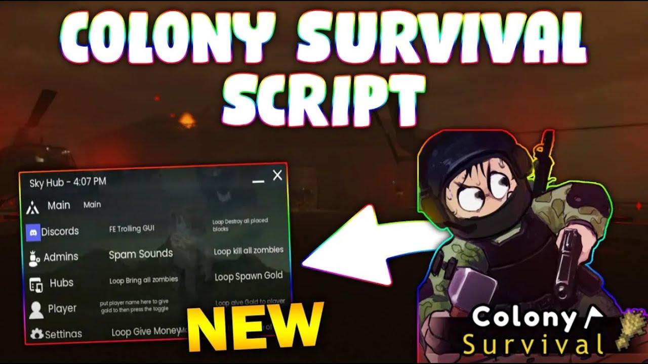 *NEW* Colony Survival Script (PASTEBIN 2025) (INF MONEY , LOOP ALL ...