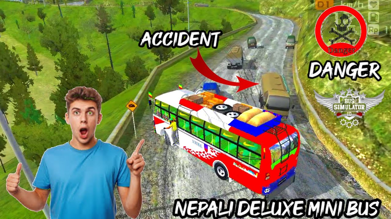 TATA 407 MINI BUS||off-road driving||bahungamingnepal||bus simulator ...