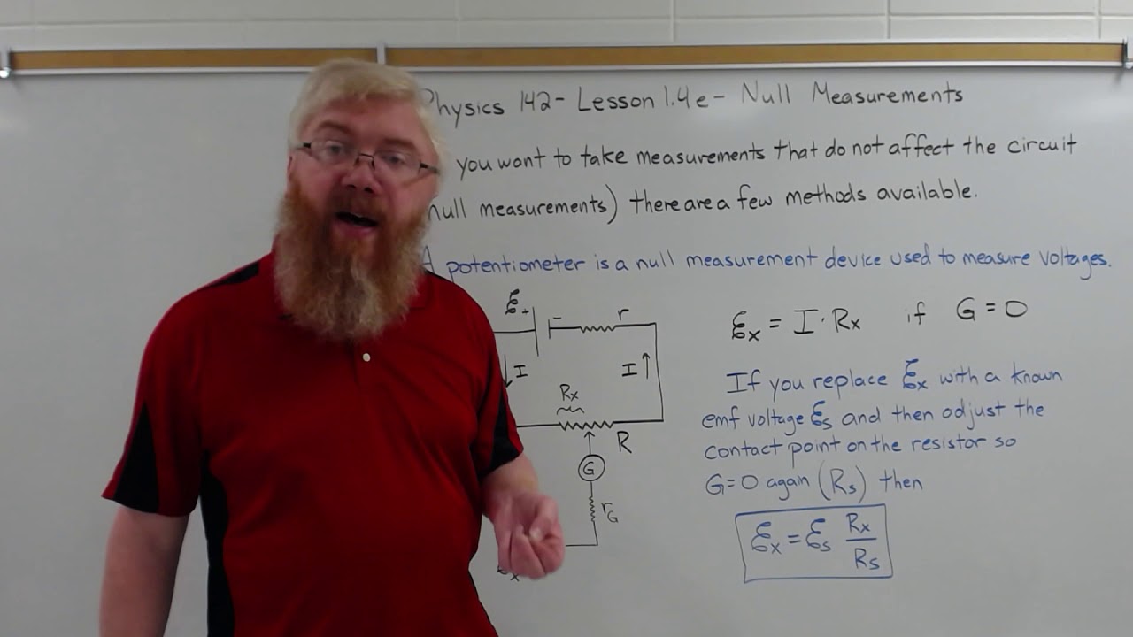 Physics 142 - Lesson 1.4e - Null Measurements - YouTube