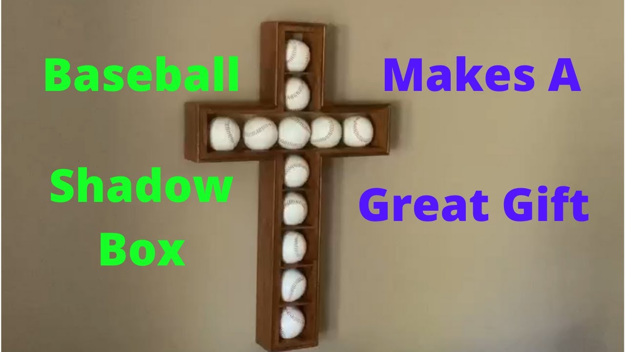 How I Built this Baseball Shadow Box (the Easy Way) - YouTube
