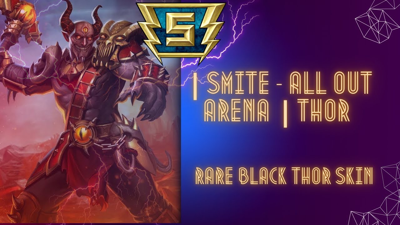 Rare Black Thor Skin | Smite - All Out Arena | Thor - YouTube