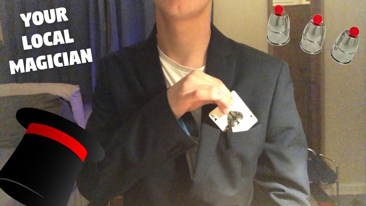 [ASMR] Your Local MAGICIAN (Card Tricks, Magic!) - YouTube