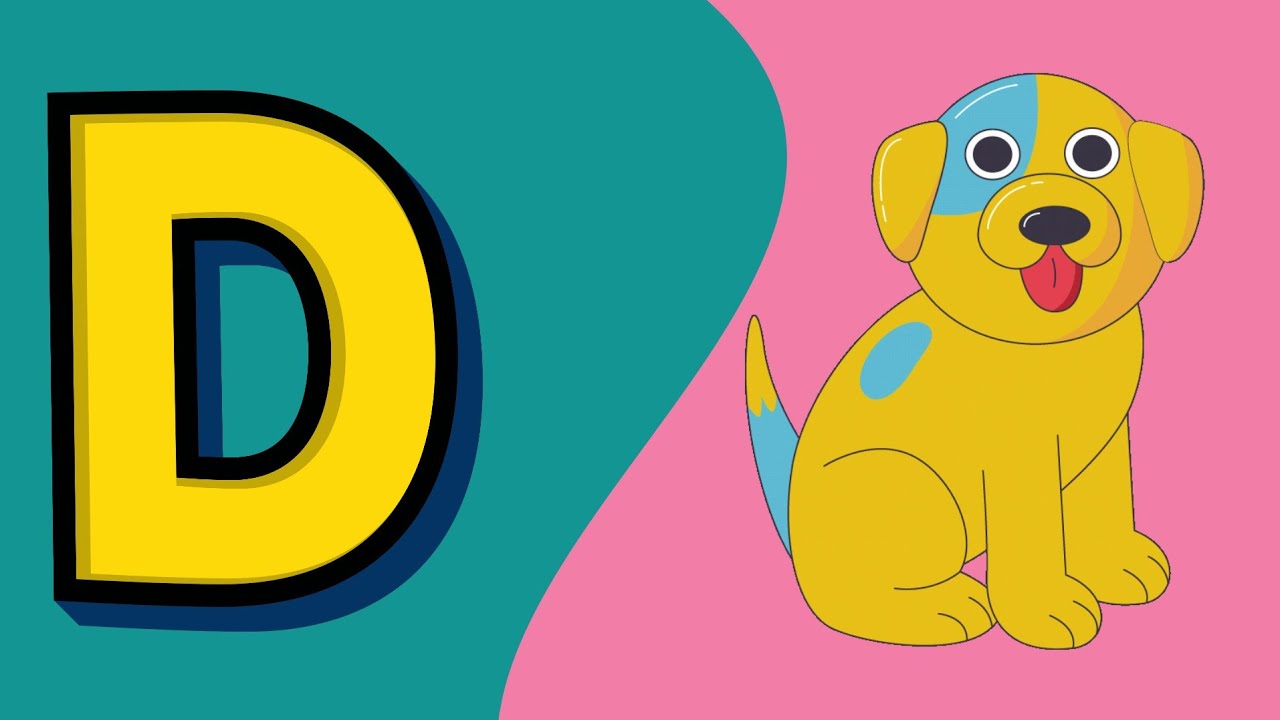 “Alphabet phonic D Song | D for DOG, Duck, Donuts | ABC Rhymes for Kids ...