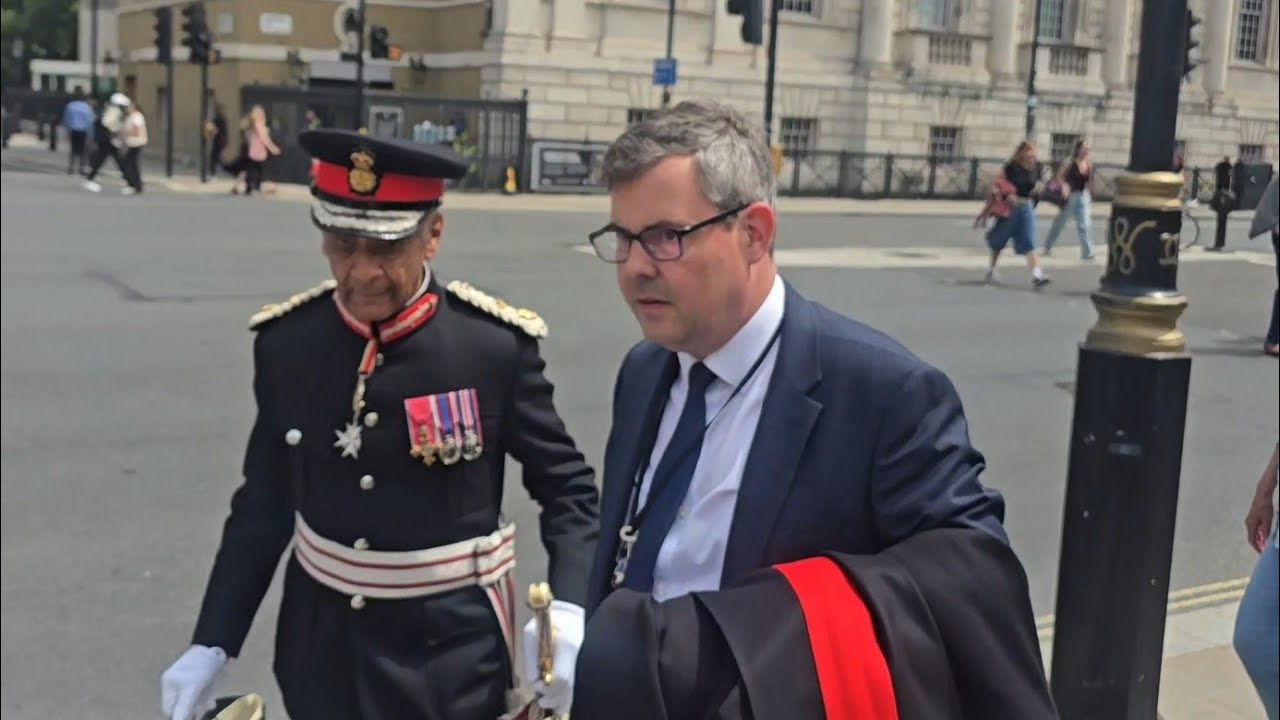 Kings troop salutes The Lord-Lieutenant, Sir Kenneth Olisa OBE, # ...