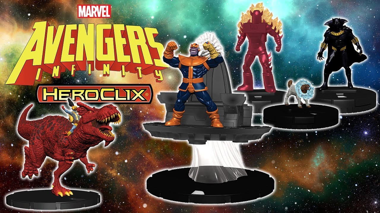 Heroclix Marvel Avengers Infinity Unboxing | 10 Boxes | THANOS!? - YouTube
