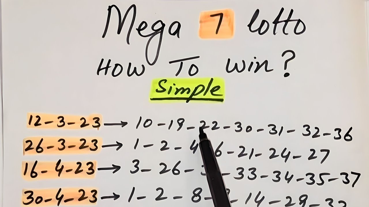 Emirates Draw Mega 7 Lottery Working Strategy ! - YouTube