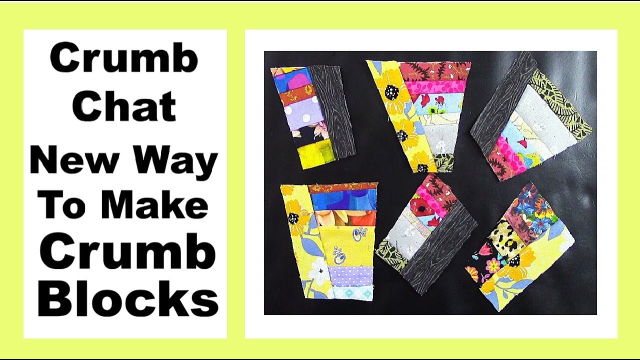 Crumb Chat - A New Way to Make Crumb Blocks - You Will Love This! - YouTube