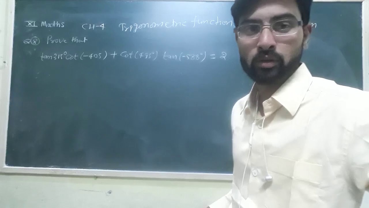 XI MATHS CH4 TRIGONOMETRIC FUNCTIONS - YouTube