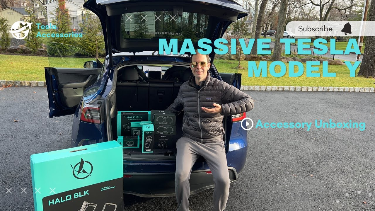 Massive Tesla Model Y Accessory Unboxing and Best Accessories of 2023 ...