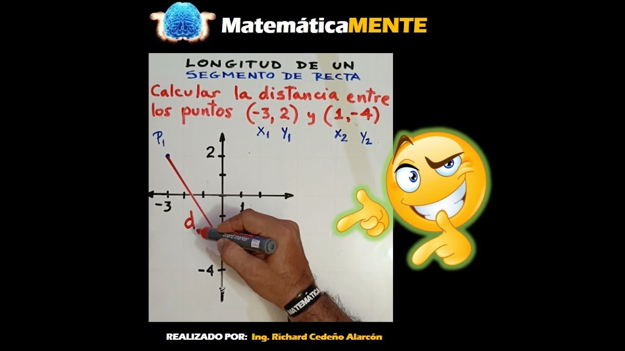 Longitud de un SEGMENTO de RECTA || Definición y cálculo - YouTube