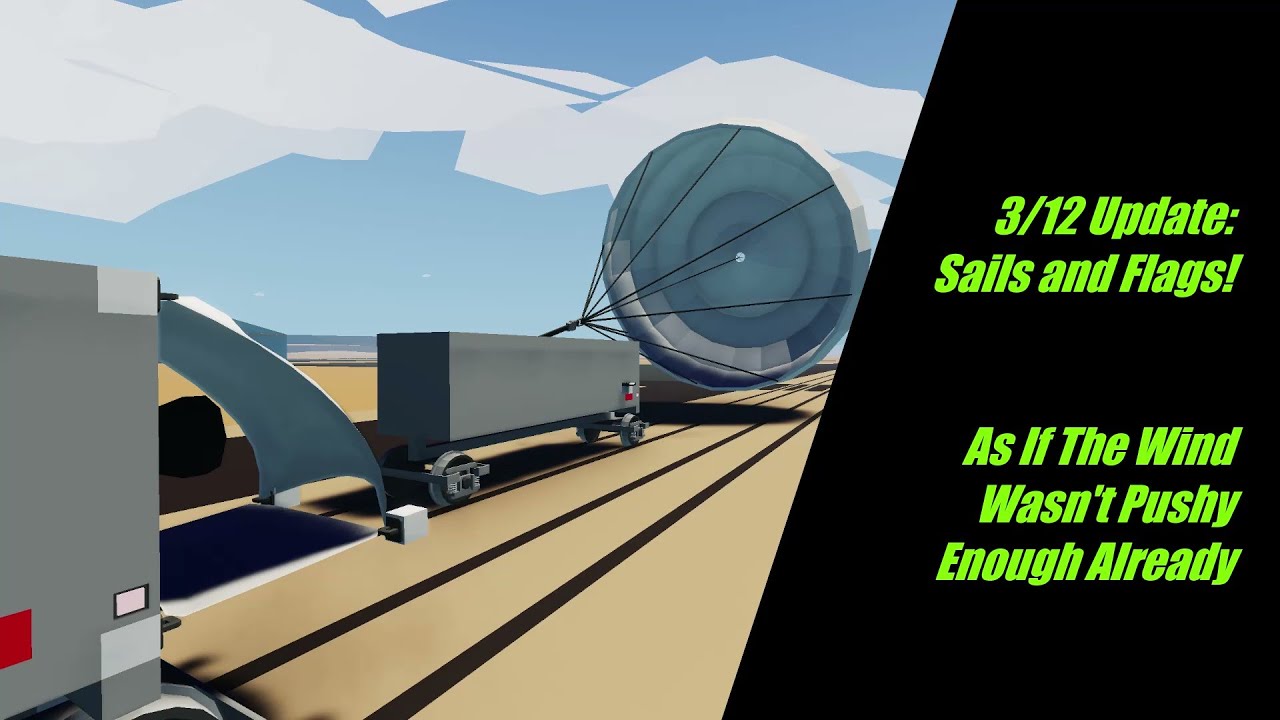 3/12 Update: Sails and Flags! - As If The Wind Wasn't Pushy Enough ...