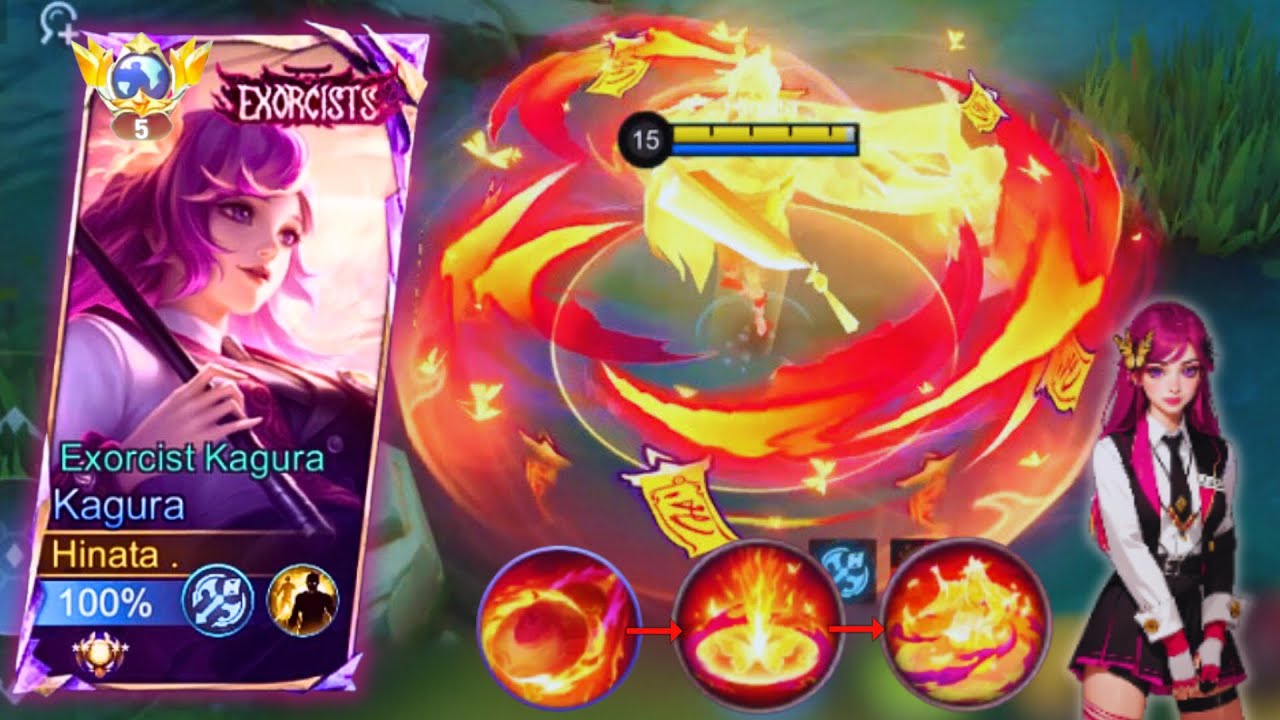 Unlocking the Power of Kagura's Exorcist Skin | Mobile Legends - YouTube