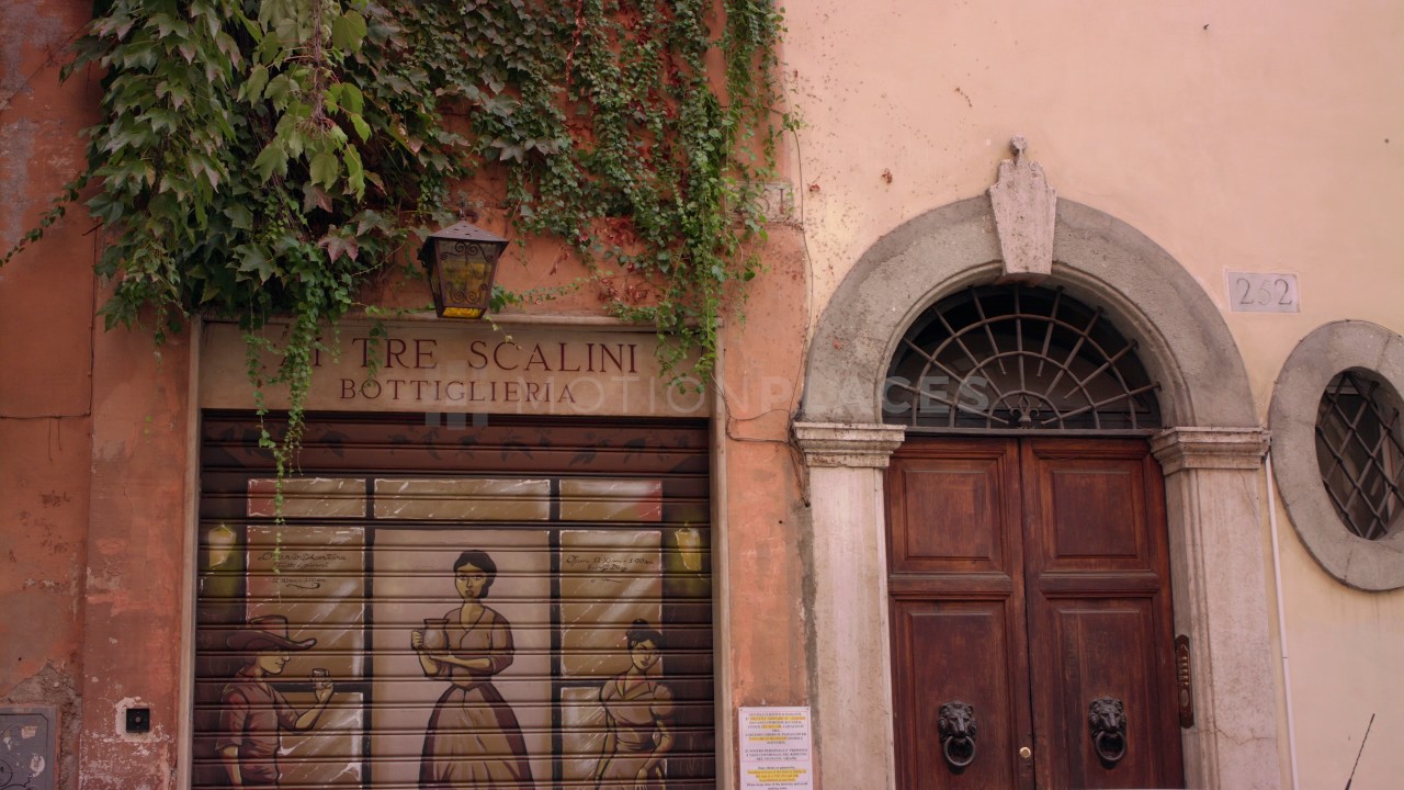 Rome Classic Storefront Stock Footage - YouTube