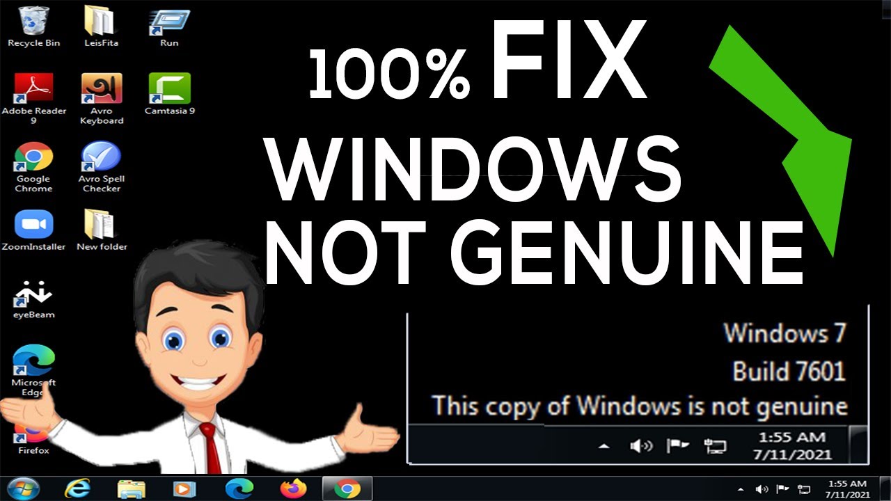 How to Fix Windows is not Genuine।This Copy of Windows is not Genuine ...