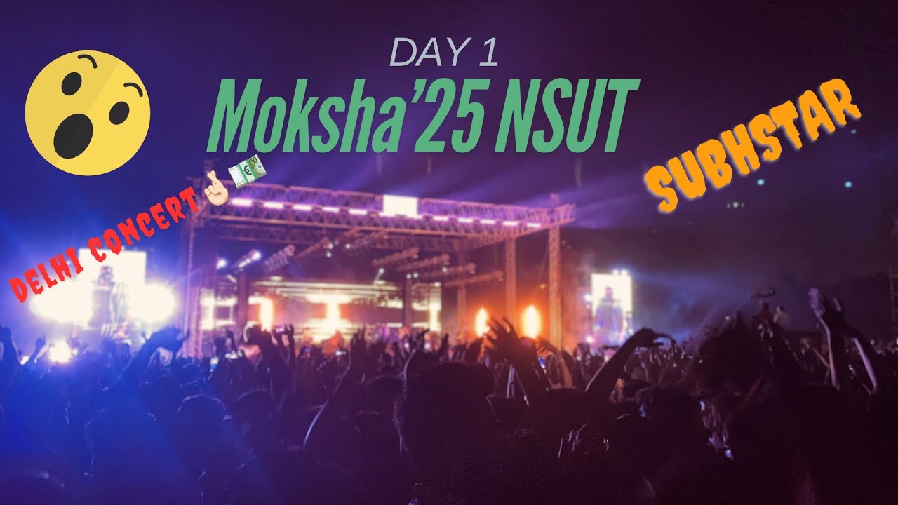 Day1 Moksha’25 NSUT | delhi concert - YouTube