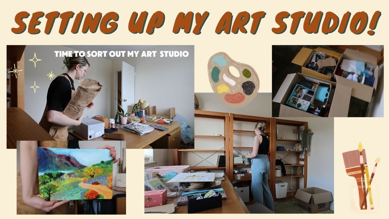 Art Studio Makeover - transforming the spare room into a place for my ...