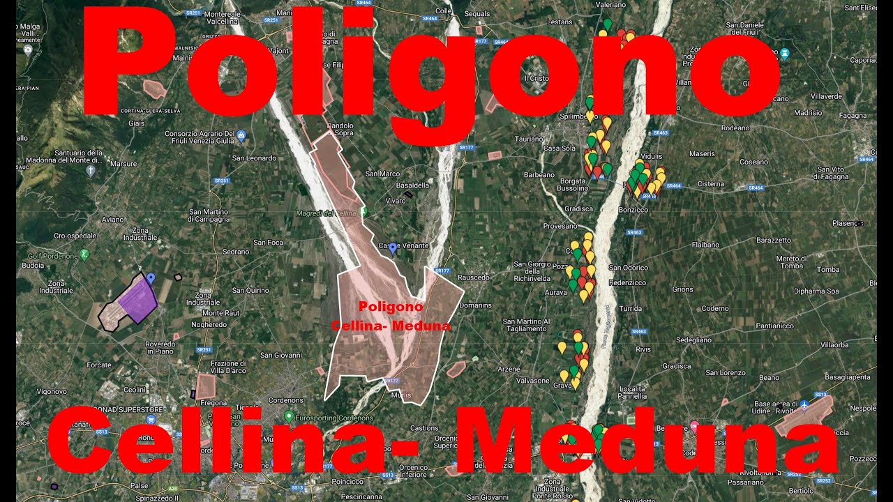 Poligono Cellina-Meduna - YouTube