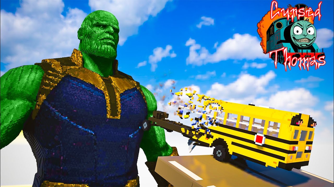 Cars vs Cursed Hulk | Teardown - YouTube