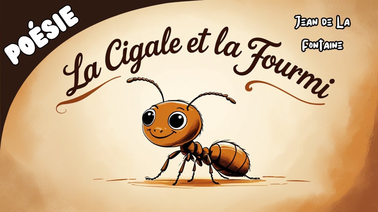 Poésie🐜La Cigale et La Fourmi, Jean de LA FONTAINE🐜 - YouTube