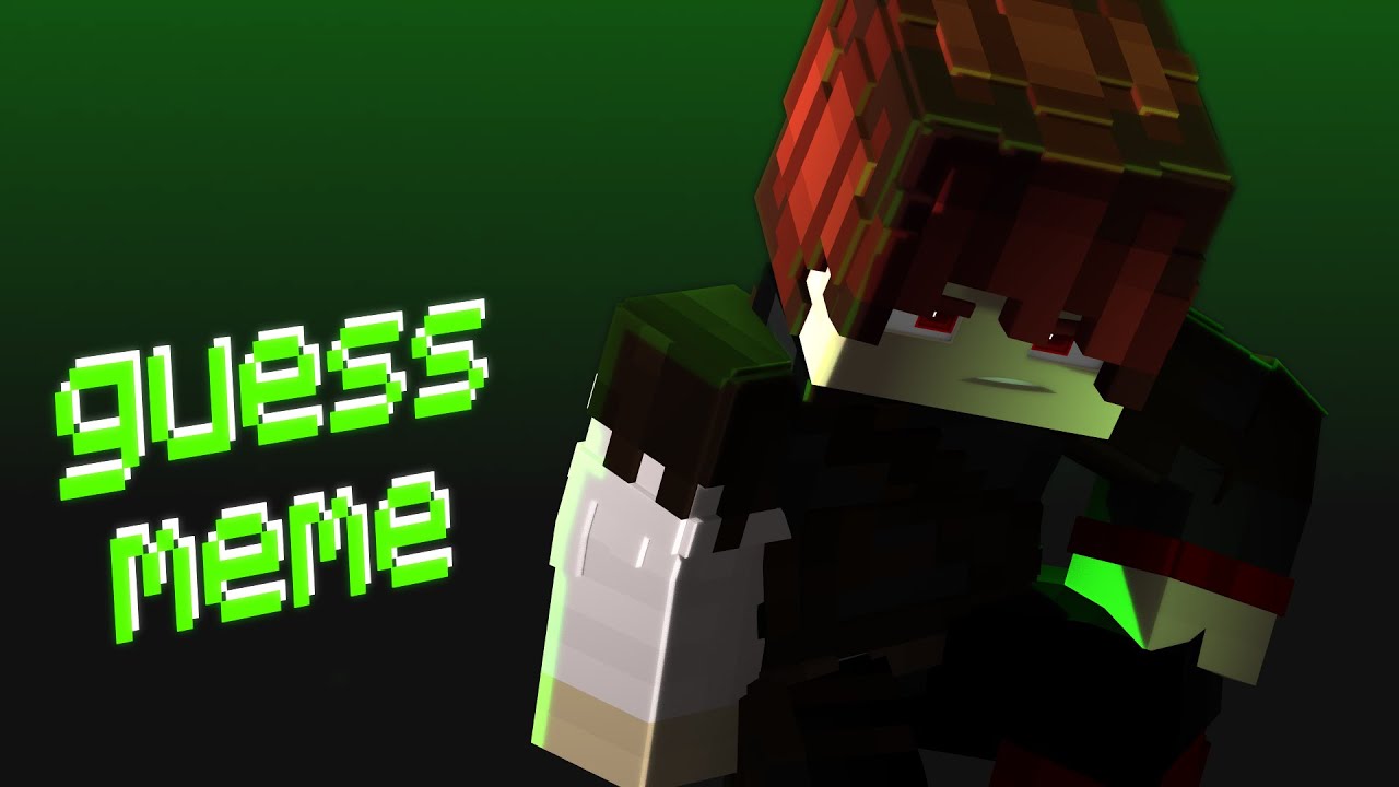 "GUESS" - Minecraft Meme Animation ( Collab with @yuna_xdd ) - YouTube