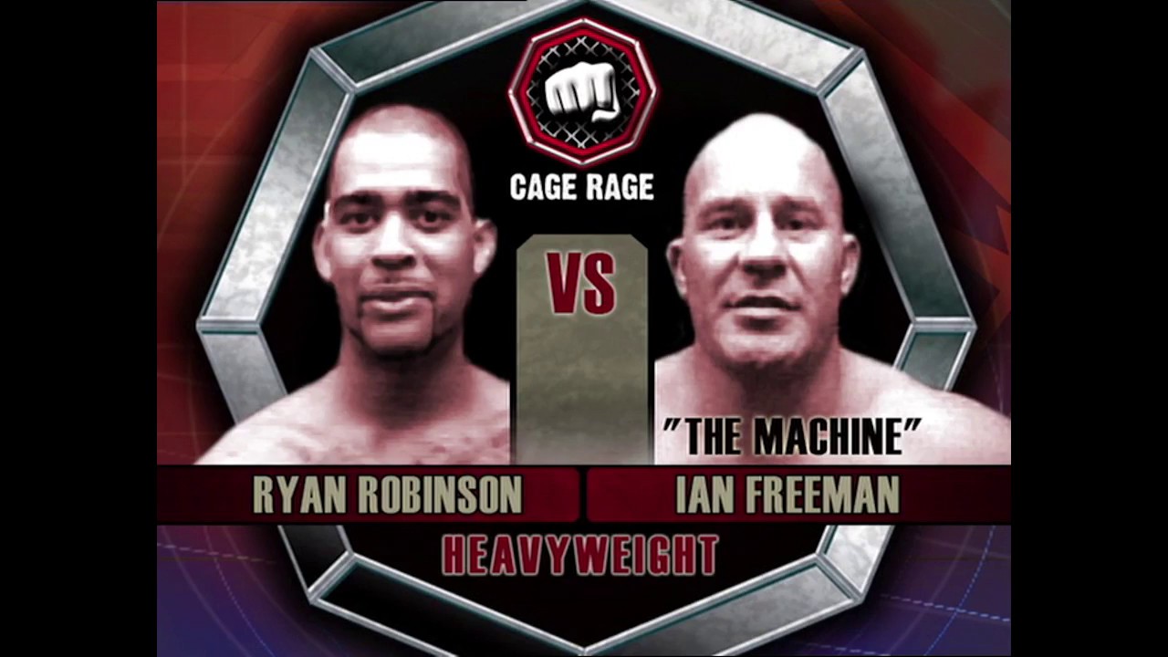 Freeman vs Robinson "CAGE RAGE" Nov 27, 2004 (VHS copy) - YouTube