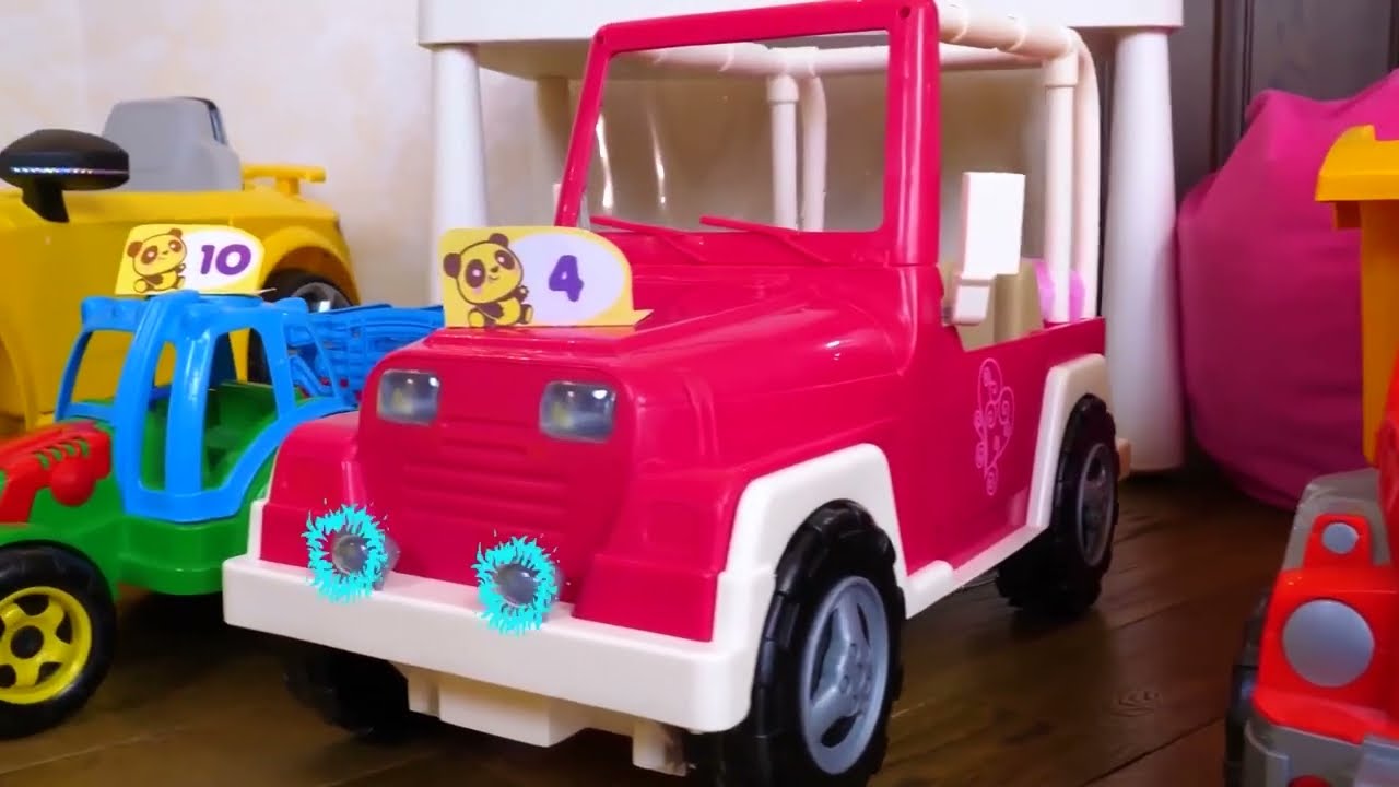 Los coches de la familia de Peppa Pig. ¿Quién de los cerditos sabe ...