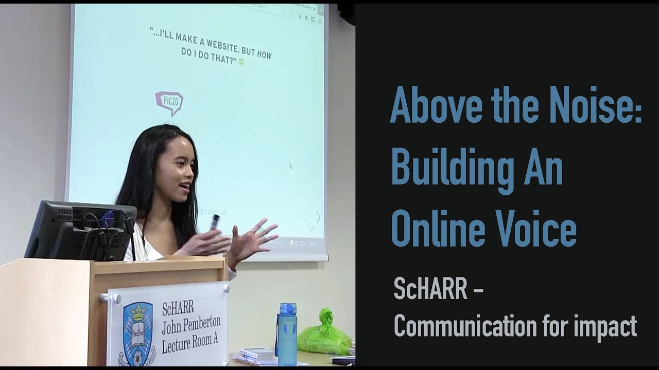 Above the 🗣, 🛠 an online voice | ScHARR Sheffield - YouTube