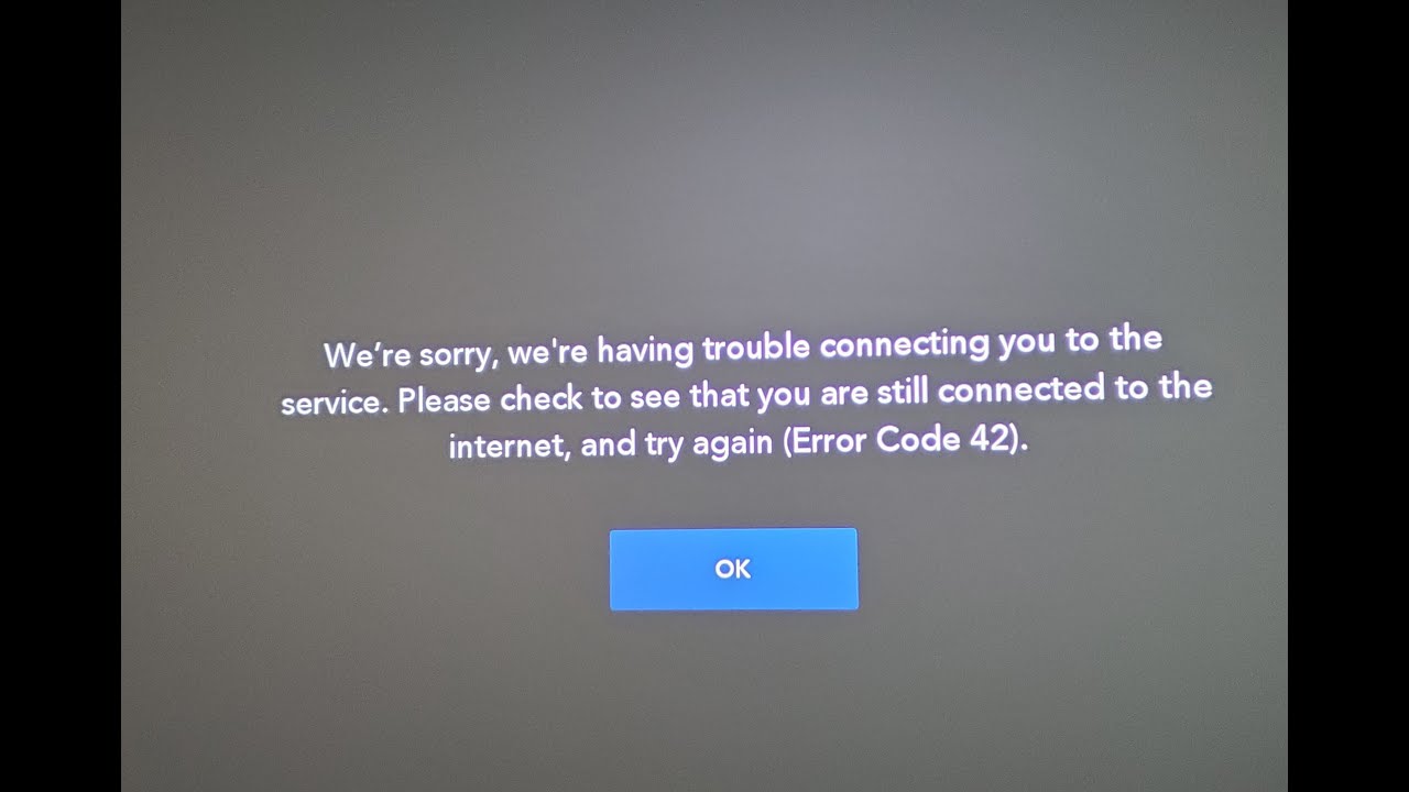 9 Ways To Fix Disney Plus Error Code 42 YouTube