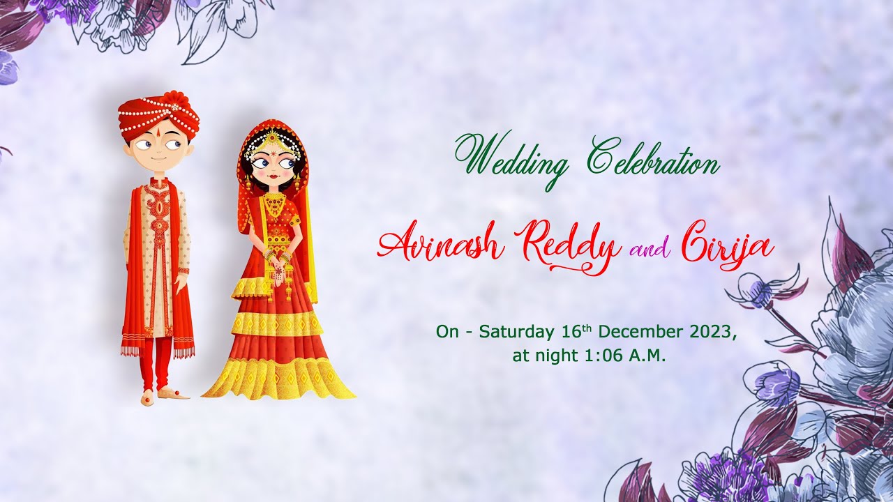 Live || Avinash Reddy and Girija || Bind Your Moments - YouTube