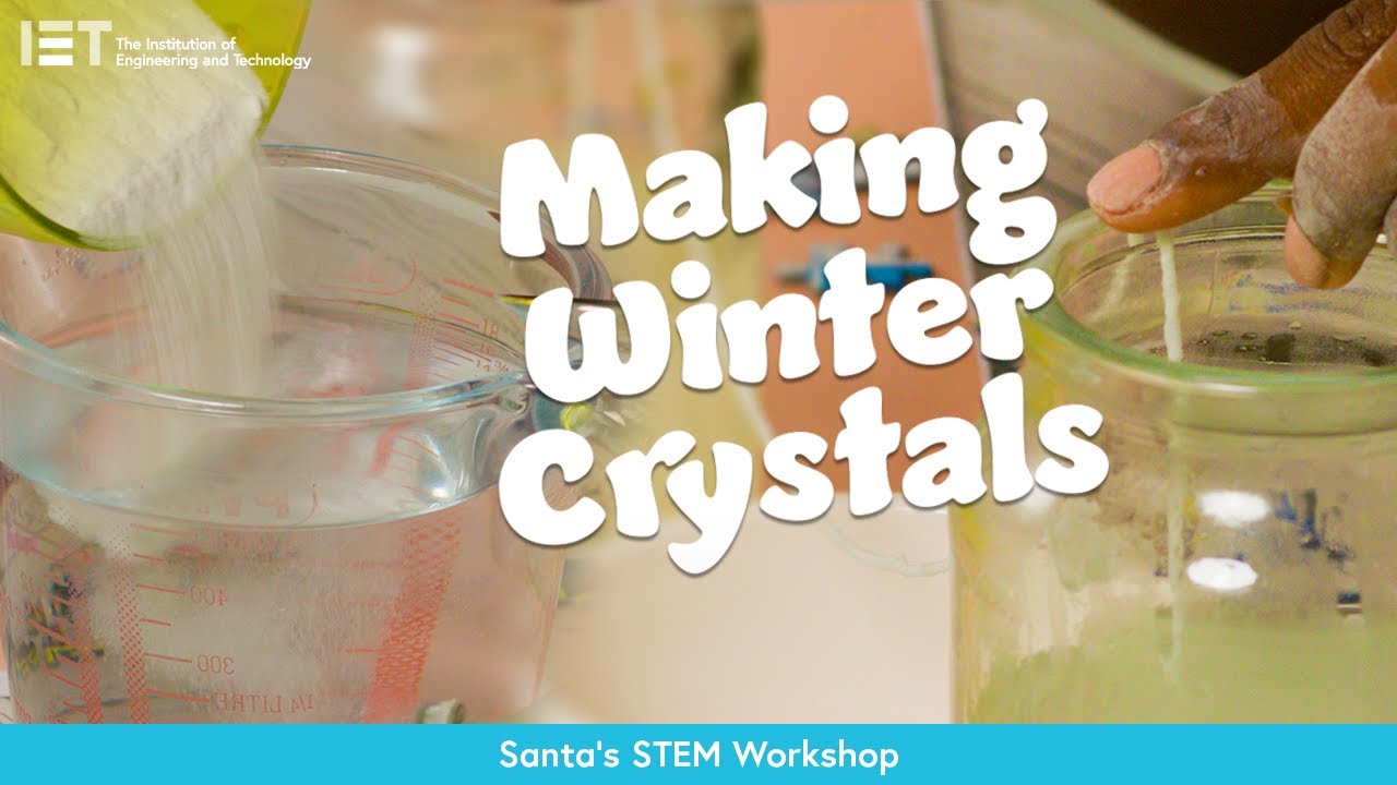 Crystal icicles science experiment for children - YouTube