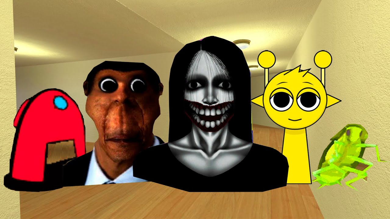 Kuchisake Onna, Scary Among Us, Cockroach Super, Obunga And Sprunki ...