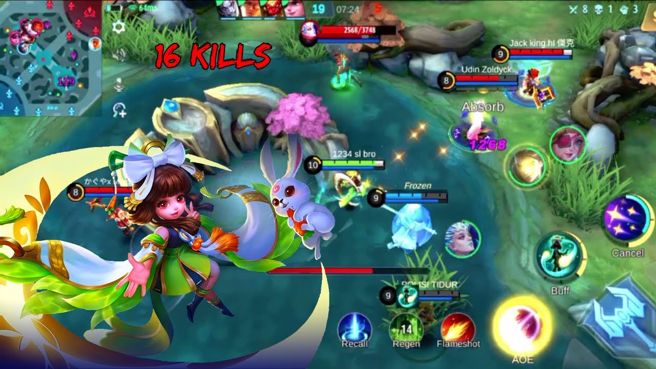 MLBB CHANG'E 16 Kills | Chang'e Best Build - Build Top Change | Mobile ...