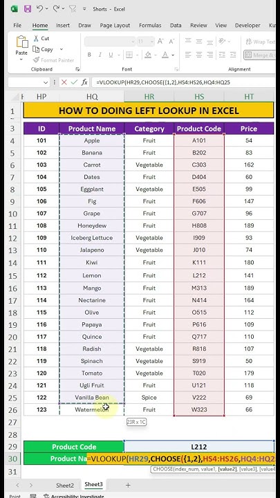 👉 Try This Excel Hack 🔧 VLOOKUP + CHOOSE 🧠 #shorts #excel #short #tamil #exceltricks # ...
