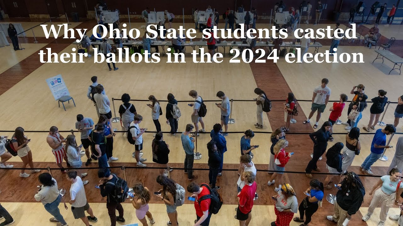 Why Ohio State students casted their ballots in the 2024 election - YouTube