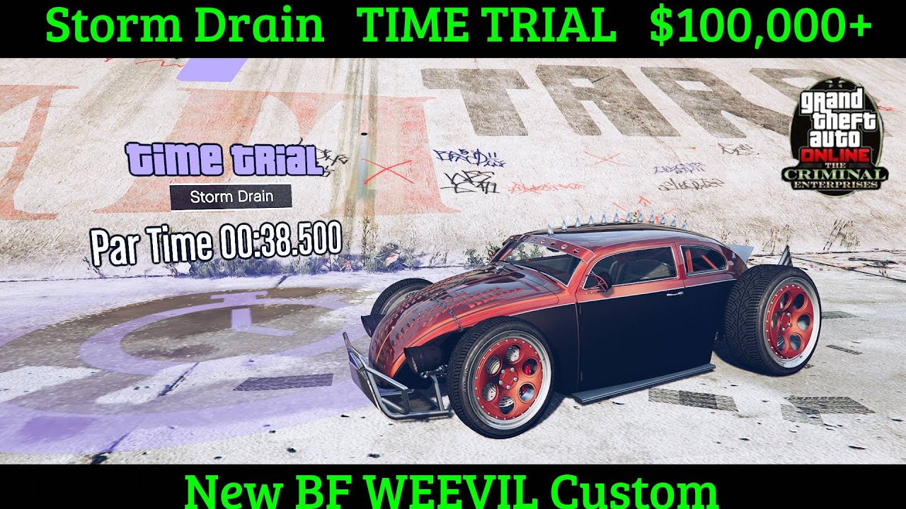 Storm Drain TIME TRIAL *New BF WEEVIL Custom - Under Par - Powered by ...