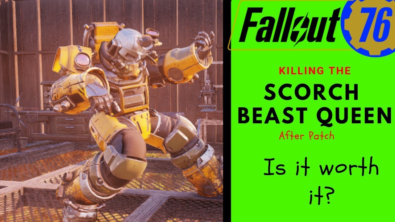 Fallout out 76 Scorch Beast Queen - The After Patch - YouTube