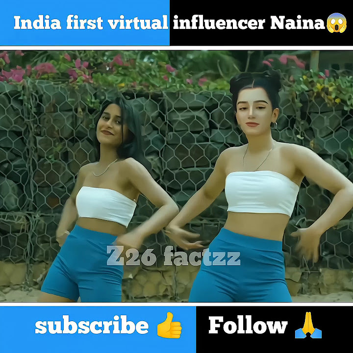 India first virtual influencer Naina facts 😱 #shorts #trending #naina #virtualyoutuber # ...