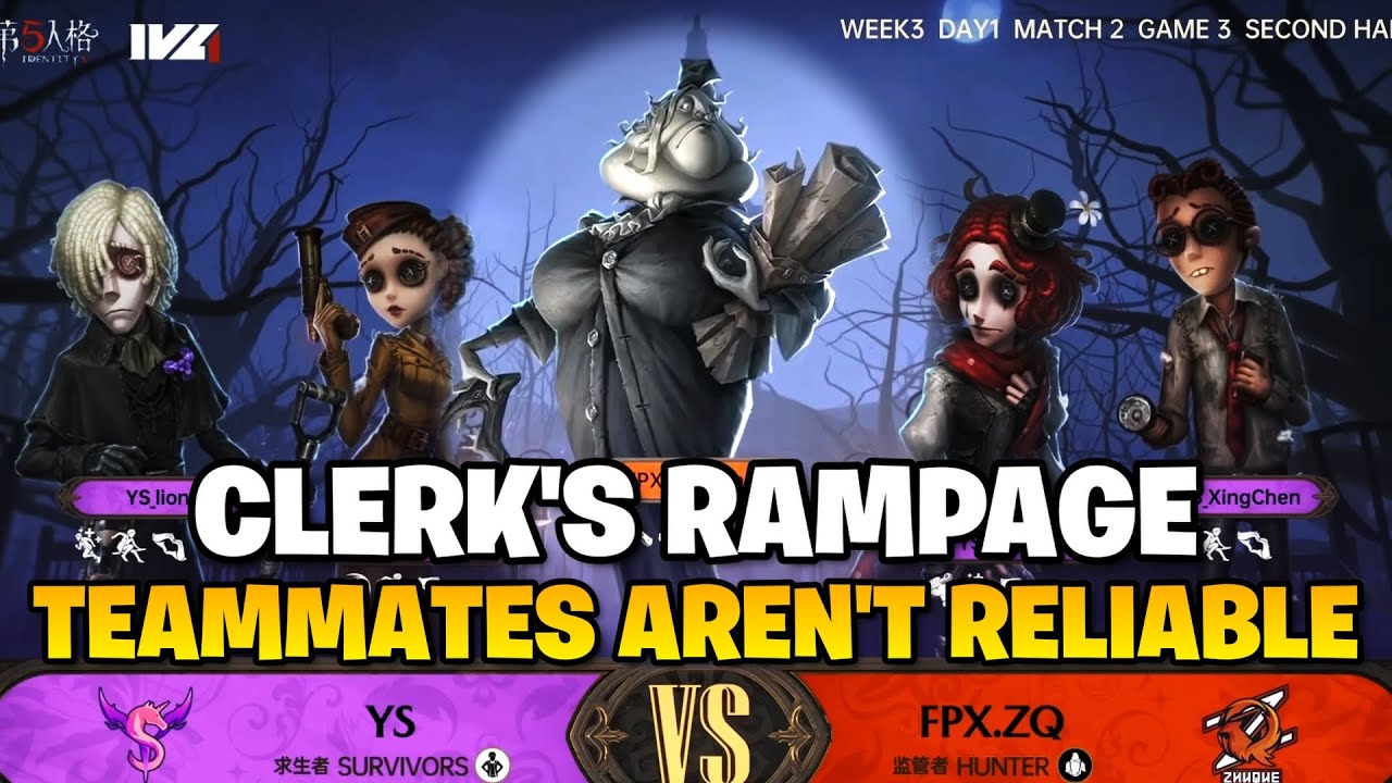 Clerk's RAMPAGE (FPX.ZQ vs YS) 【IVL AUTUMN 2023】 - YouTube