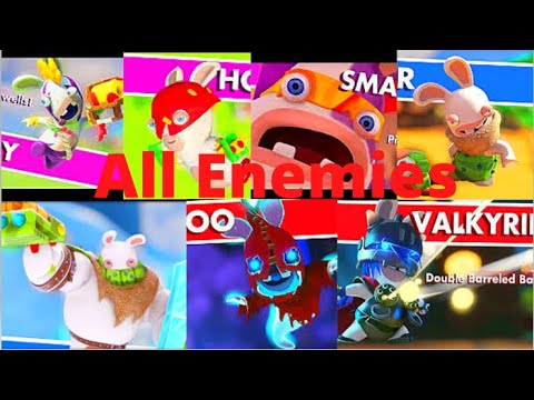 All Enemies Mario Plus Rabbids Kingdom Battle - YouTube