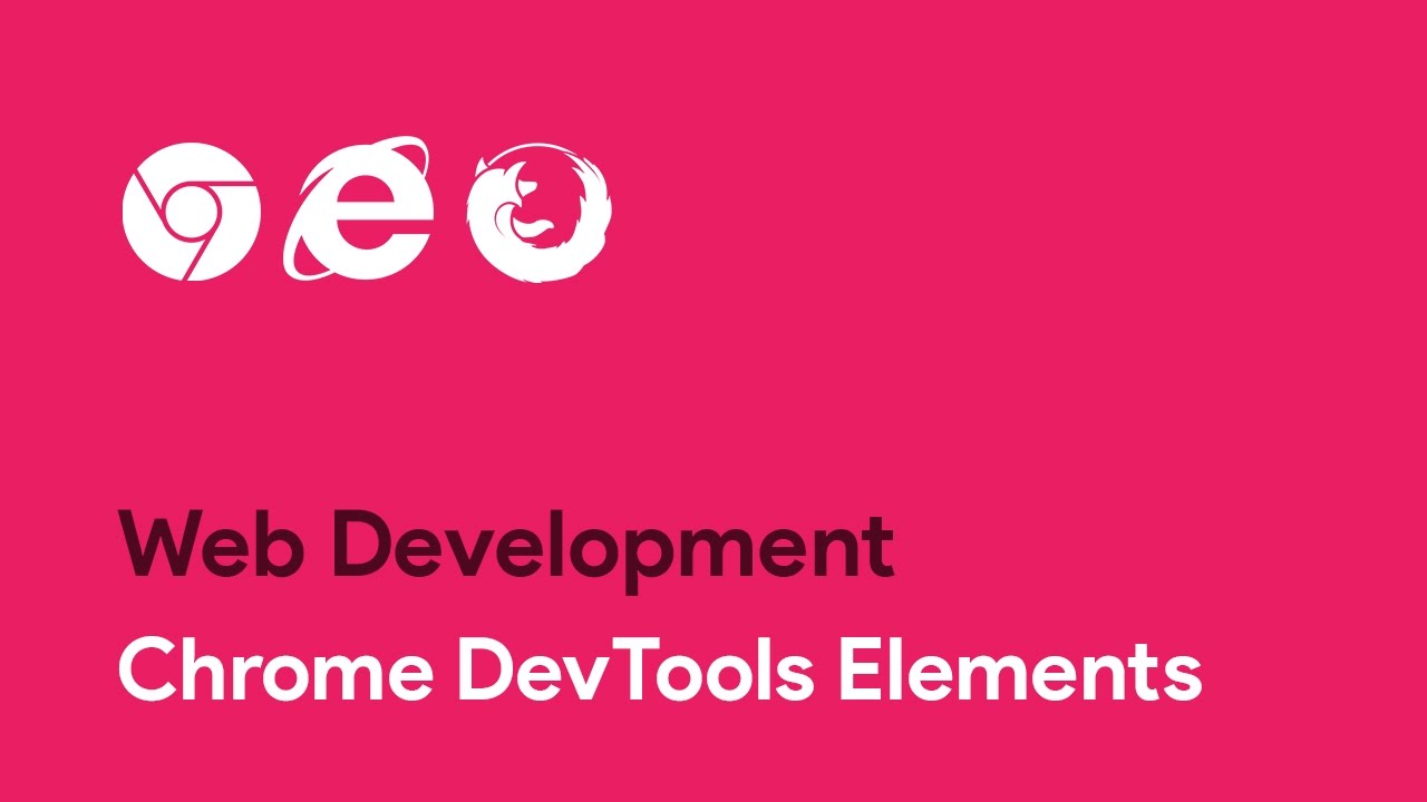 Chrome DevTools Elements - Web Development - YouTube