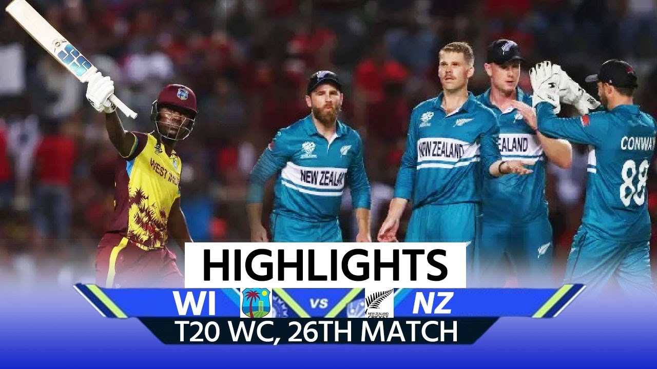 WI vs NZ Highlights: West indies vs New zealand Match Highlights | Full ...