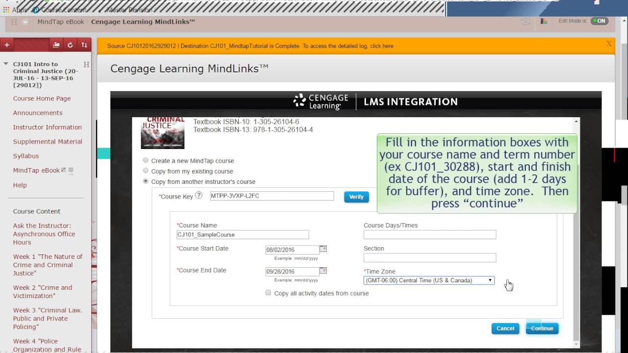 MindTap Instructor Tutorial - YouTube