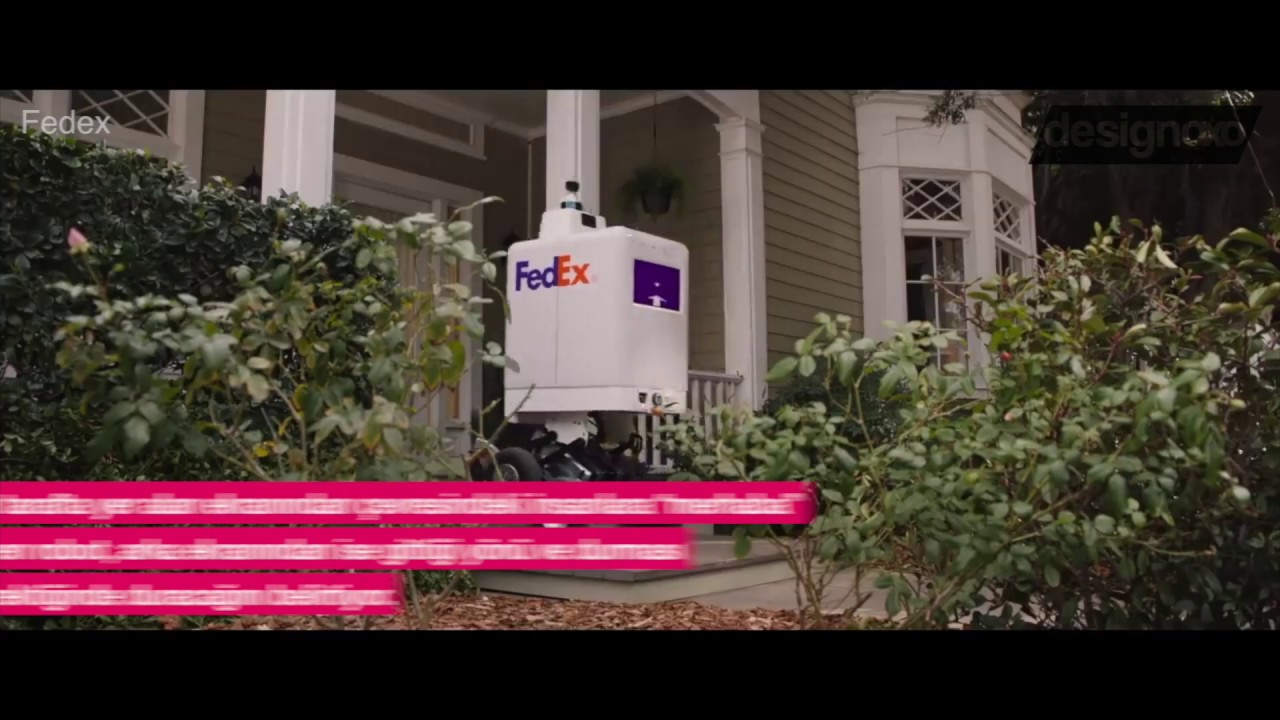Kargo Devi FedEx’ten Eve Teslimat Robotu - YouTube