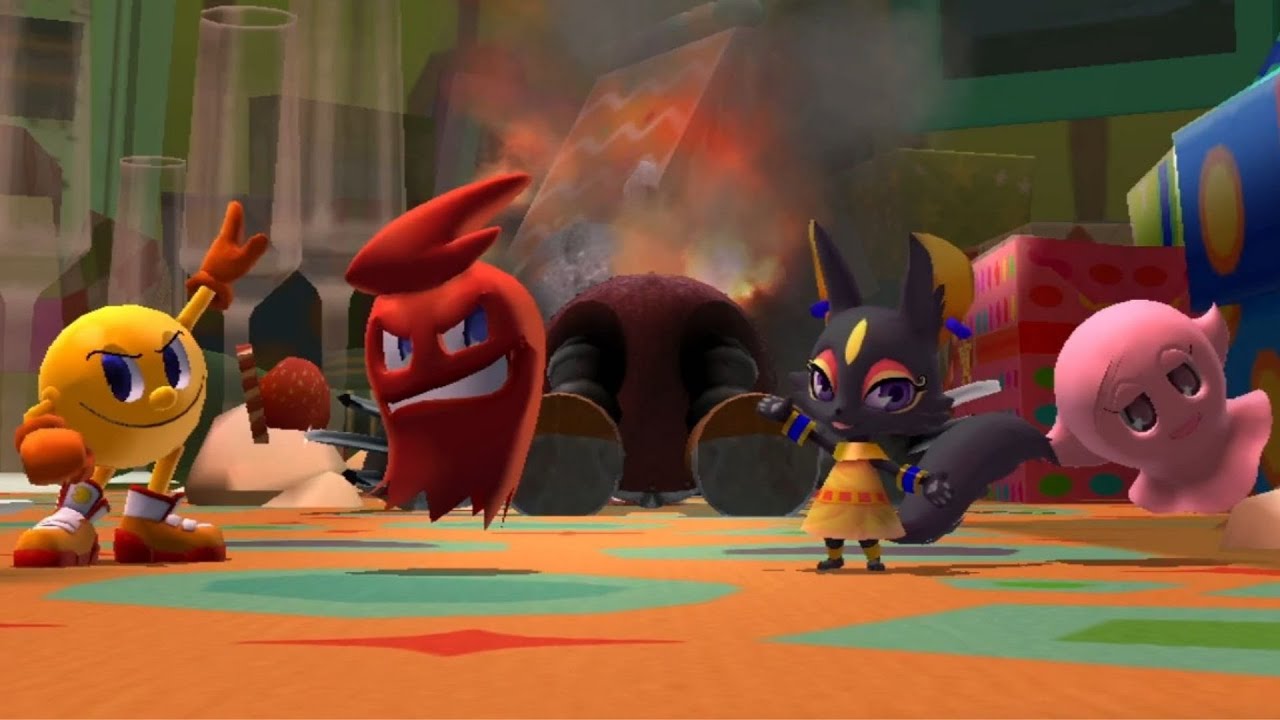 Pac-Man Party // All Minigames [Pac-Man, Blinky, Patra, Pinky] - YouTube