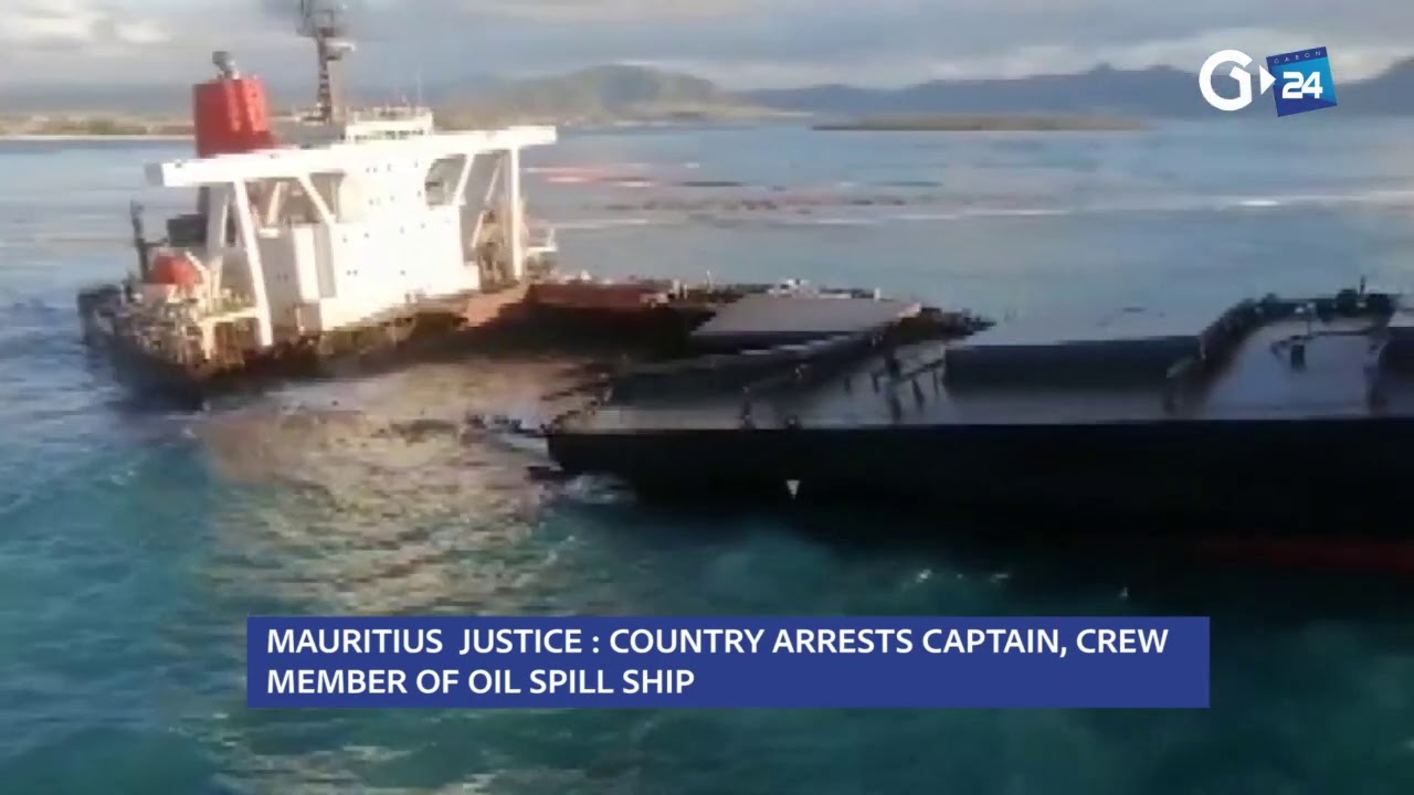 MAURITIUS : JUSTICE COUNTRY ARRESTS CAPTAIN, CREW MEMBER OF OIL SPILL ...