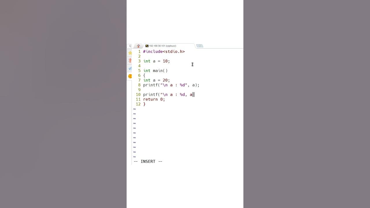 14 Learn C Programming Scope Of Variables Linux Gcc Vieditor Youtube 3050