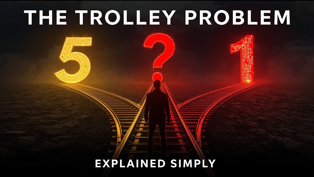The Trolley Problem Explained Simply | Philosophy & Psychology Dilemma ...