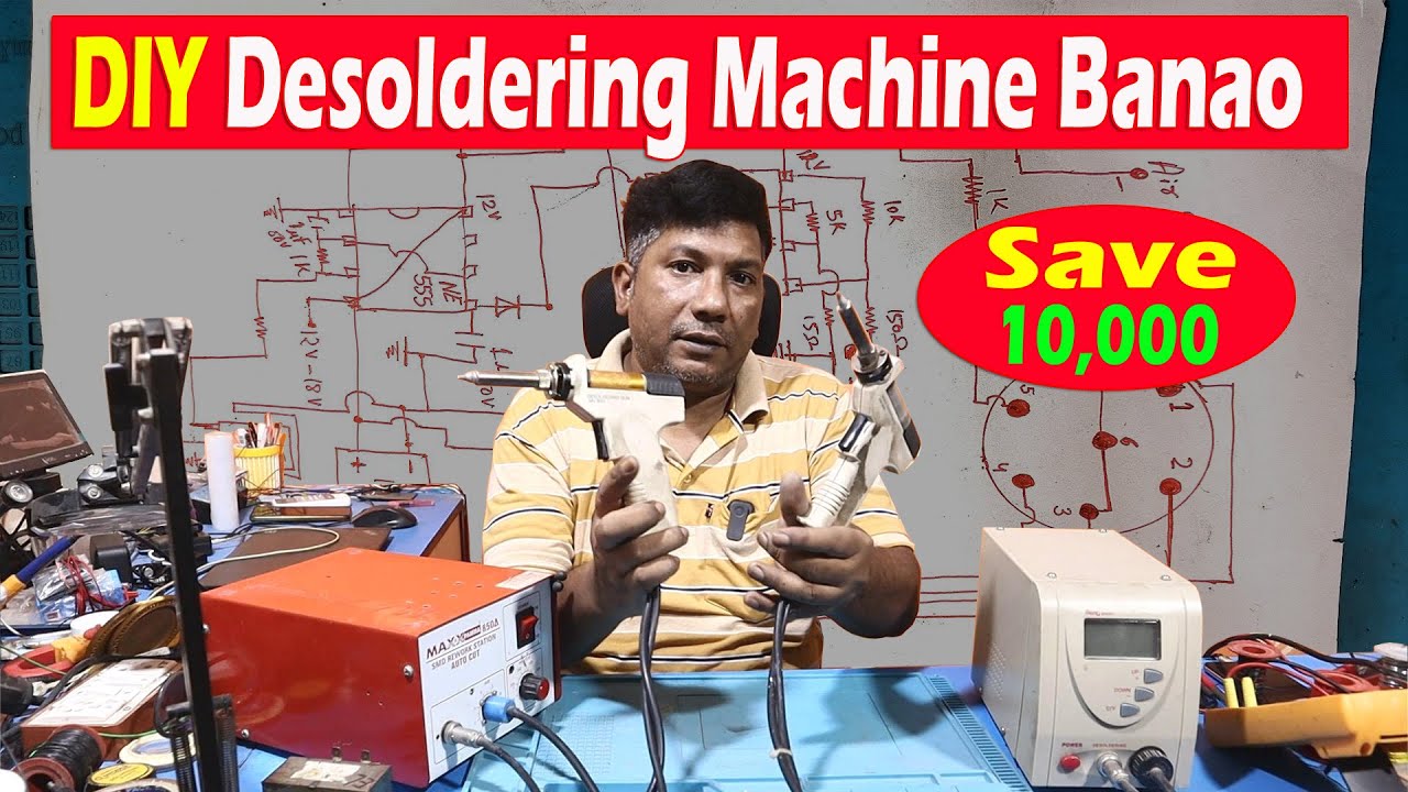PCB Repairing Course Call -9213717087 | DIY Desoldering machine - YouTube
