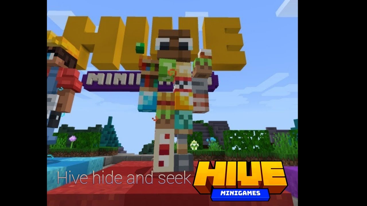 Playing Hive Skywars But I Play Hide And Seek - YouTube