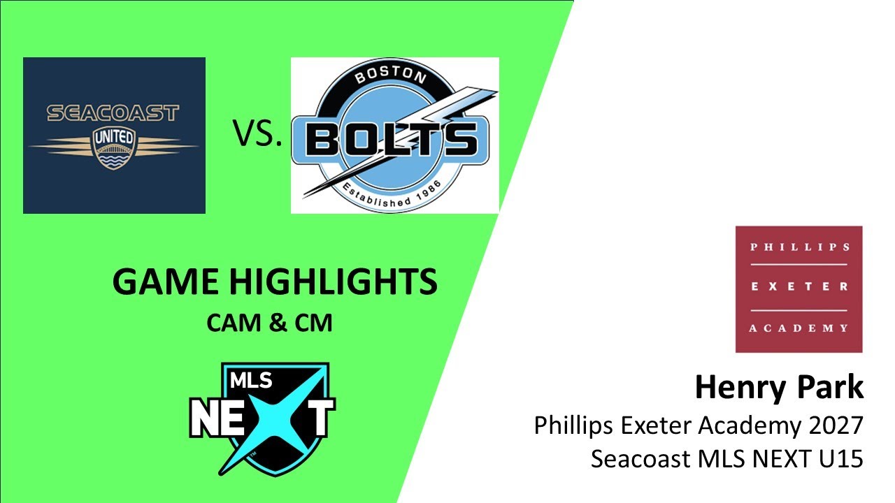 MLS NEXT U15 Game Vs. Boston Bolts - YouTube